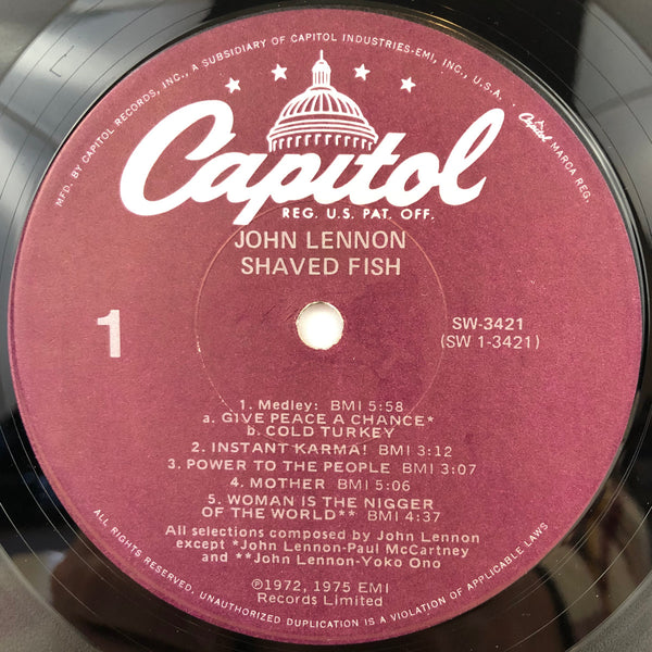 John Lennon - Shaved Fish - Woodbury Music Shop