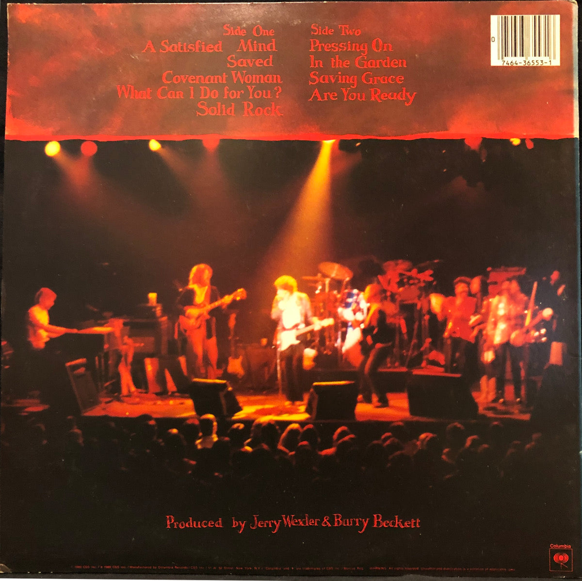 Bob Dylan Saved Album Cover